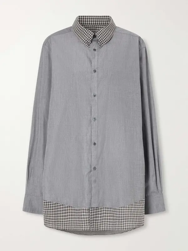 MAISON MARGIELA Double-layer Cotton-jersey Shirt