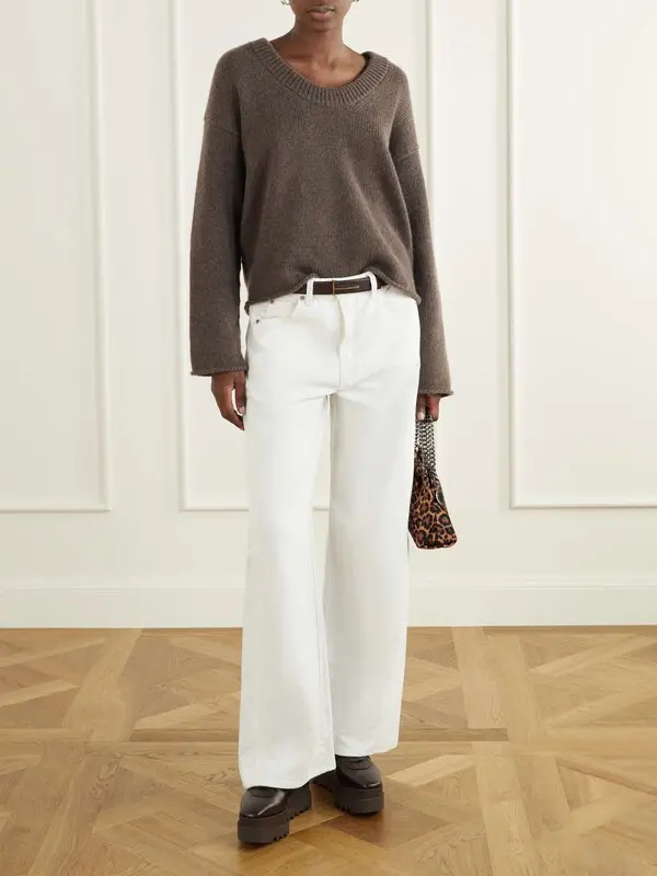 Stella McCartney Snake-effect Leather Sneakers