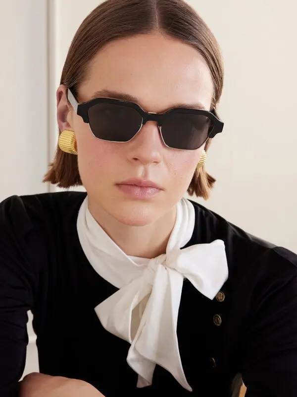 Celine Square-frame Acetate Sunglasses - Black