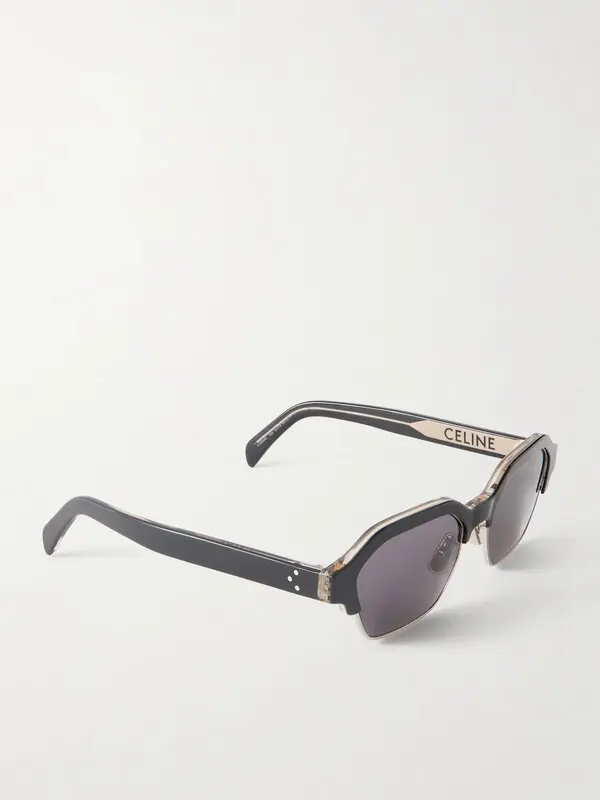 Celine Square-frame Acetate Sunglasses - Black