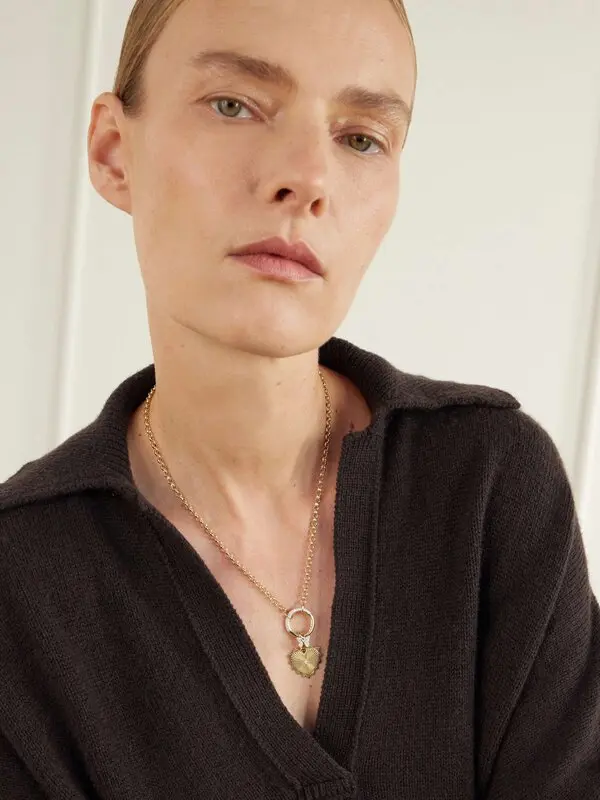 FOUNDRAE True Love 18-karat Diamond Pendant Necklace