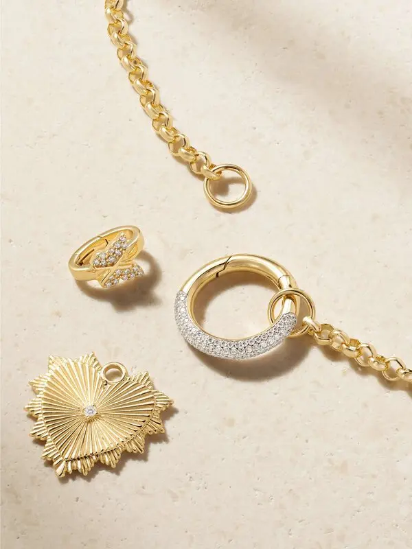 FOUNDRAE True Love 18-karat Diamond Pendant Necklace