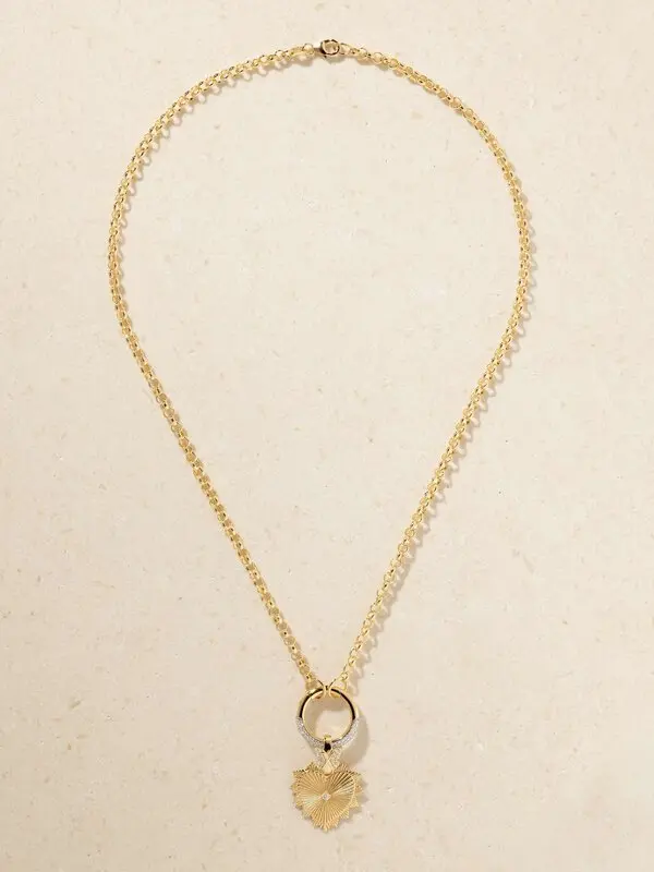 FOUNDRAE True Love 18-karat Diamond Pendant Necklace