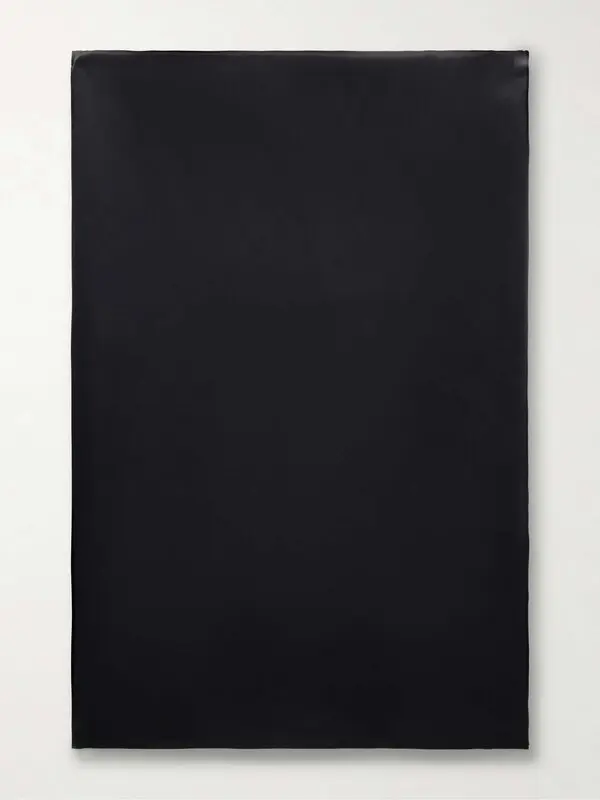 Nour Hammour Esra Silk-satin Scarf - Black