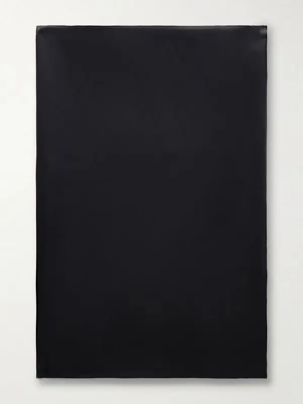 Nour Hammour Esra Silk-satin Scarf - Black