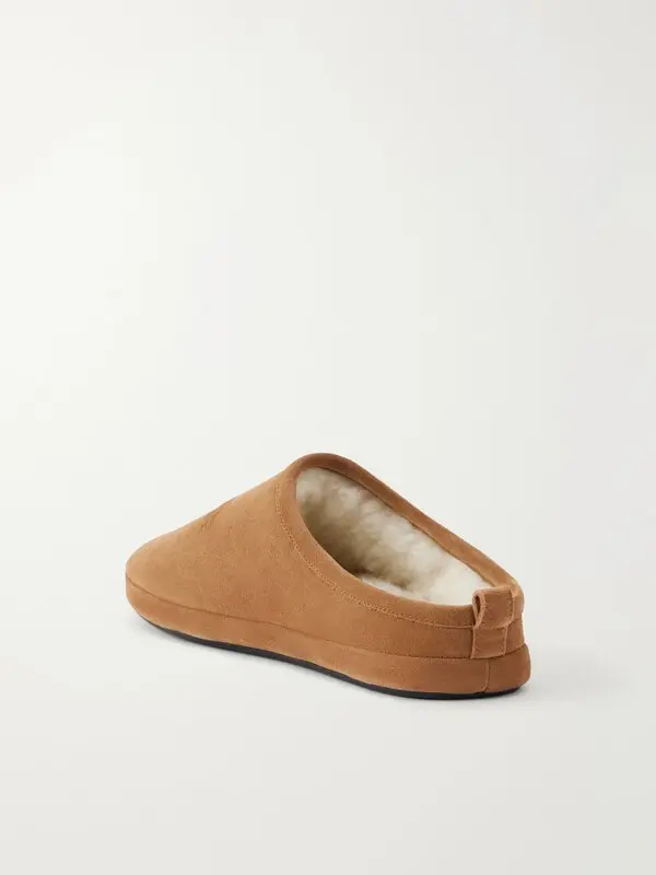 Balenciaga Alaska Suede Slippers