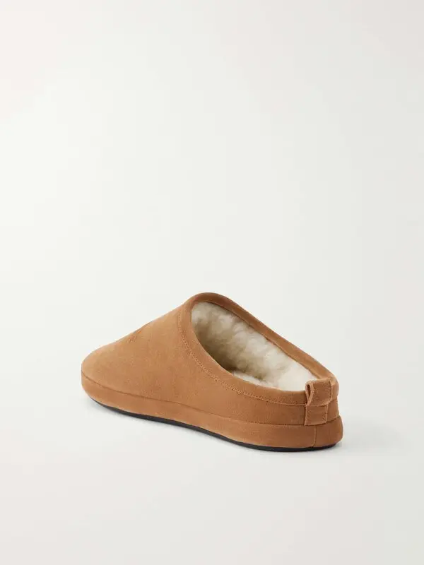 Balenciaga Alaska Suede Slippers