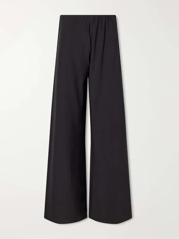 LA LIGNE Colby Cotton-poplin Wide-leg Pants