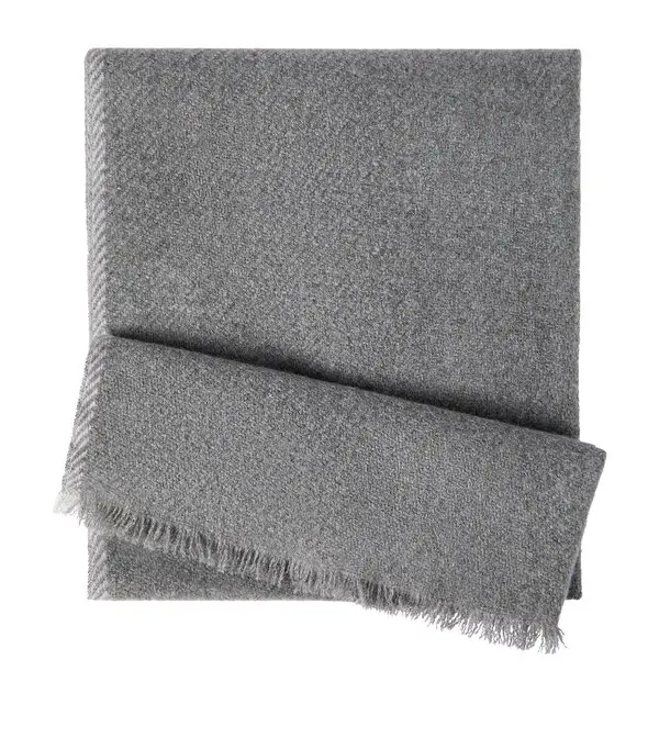 Brunello Cucinelli Cashmere Twill Weave Scarf