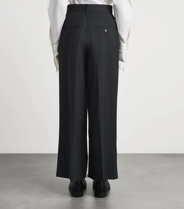 Issey Miyake Wool-blend Honest Ensemble Trousers