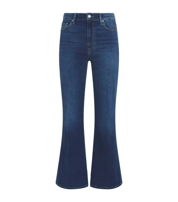 Paige Marlow Skimmer High-rise Flared Jeans - Blue