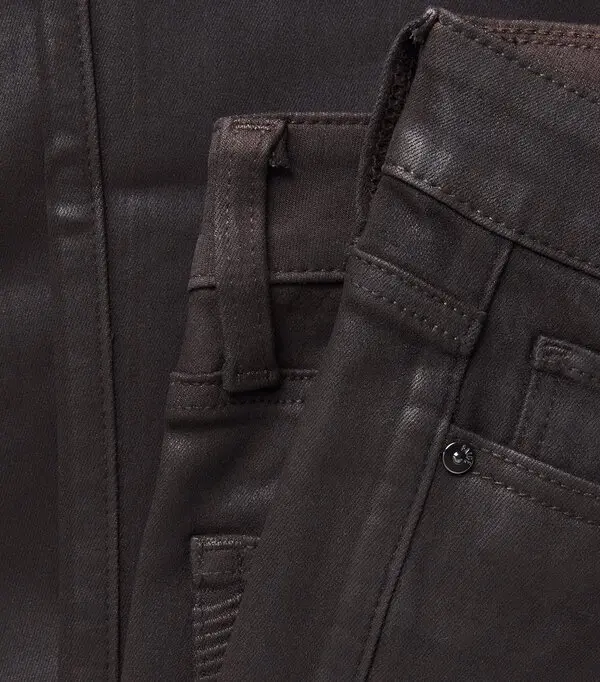 Paige Coated Laurel Canyon Bootcut Jeans