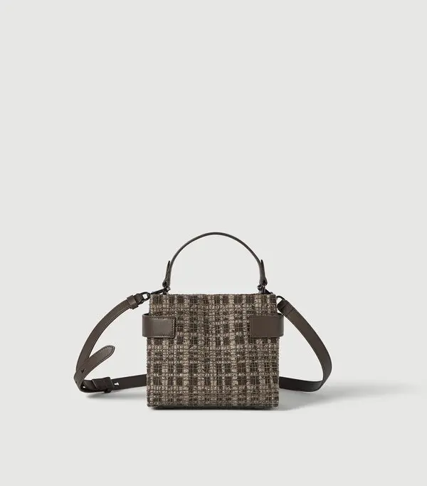 Brunello Cucinelli Small Tweed Essence Cross-body Bag
