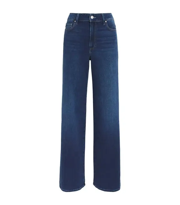 Paige Anessa Wide-leg Jeans - Blue