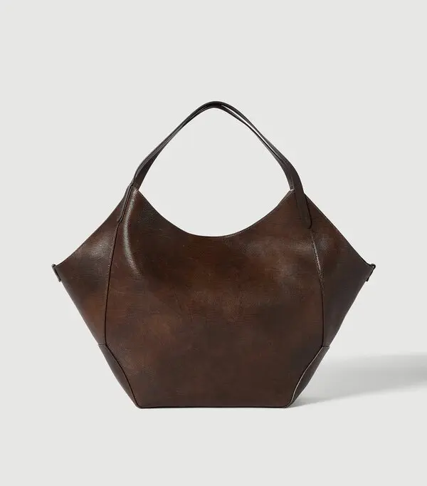 Brunello Cucinelli Reversible Calfskin Bc Duo Tote Bag