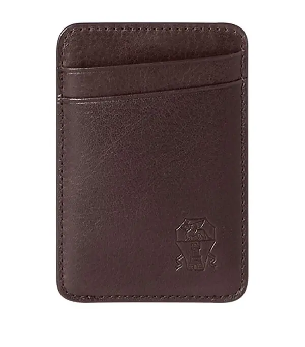 Brunello Cucinelli Leather Card Holder