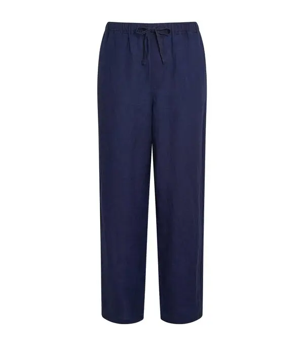 FRAME Linen Drawstring Trousers