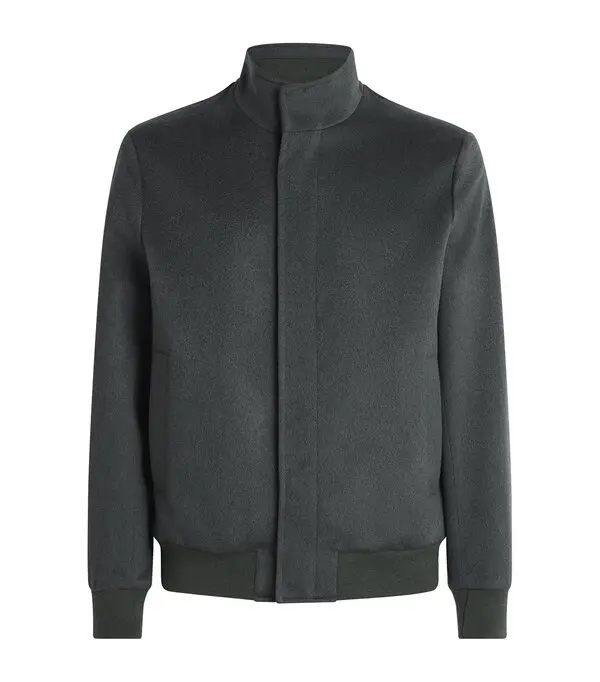 MAURIZIO BALDASSARI Cashmere Bomber Jacket