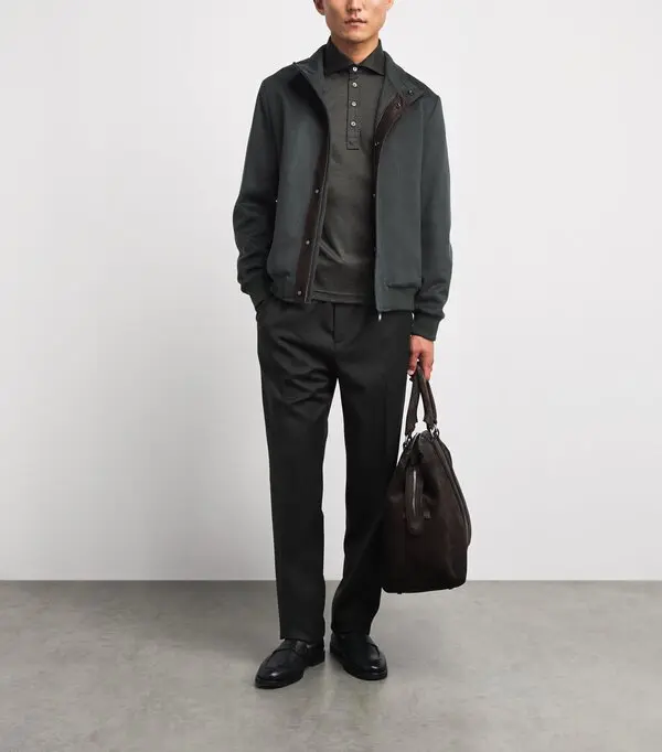 MAURIZIO BALDASSARI Cashmere Bomber Jacket