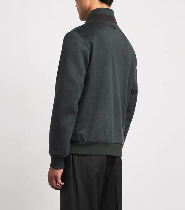 MAURIZIO BALDASSARI Cashmere Bomber Jacket