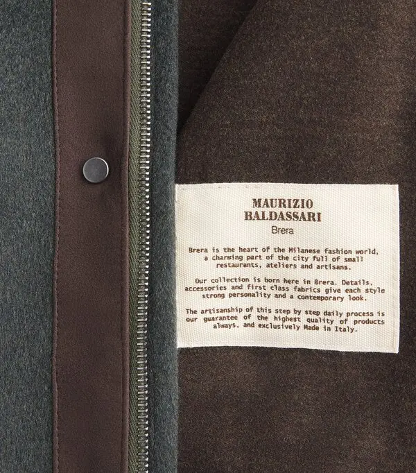 MAURIZIO BALDASSARI Cashmere Bomber Jacket