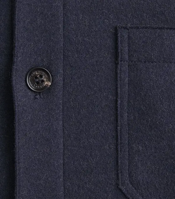 MAURIZIO BALDASSARI Virgin Wool-blend Overshirt