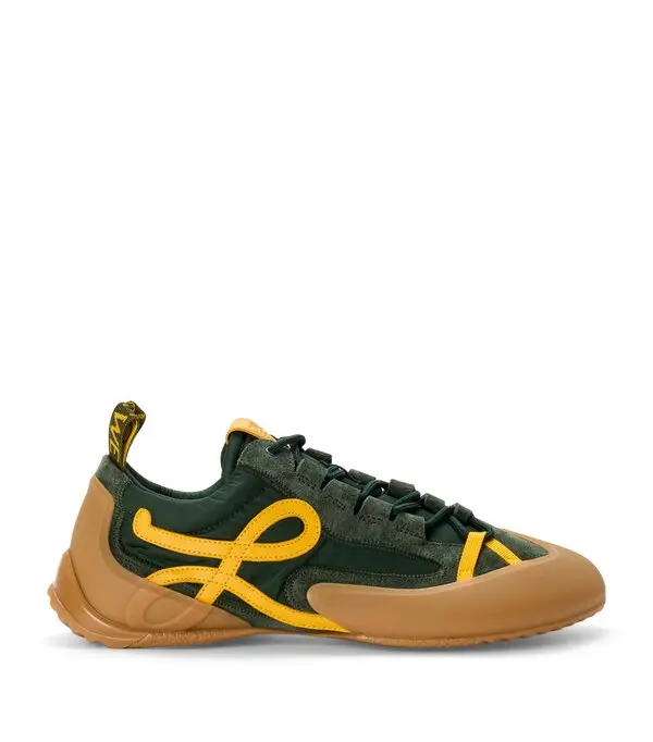 Loewe Suede-nylon Grip Sneakers