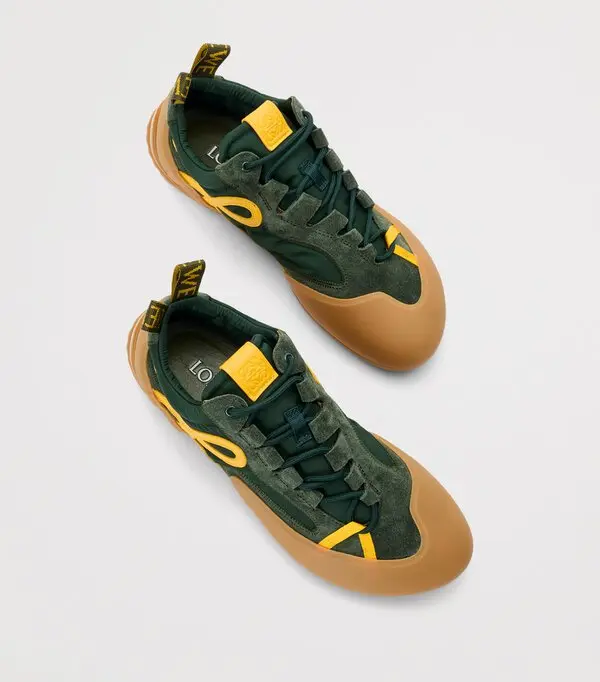 Loewe Suede-nylon Grip Sneakers