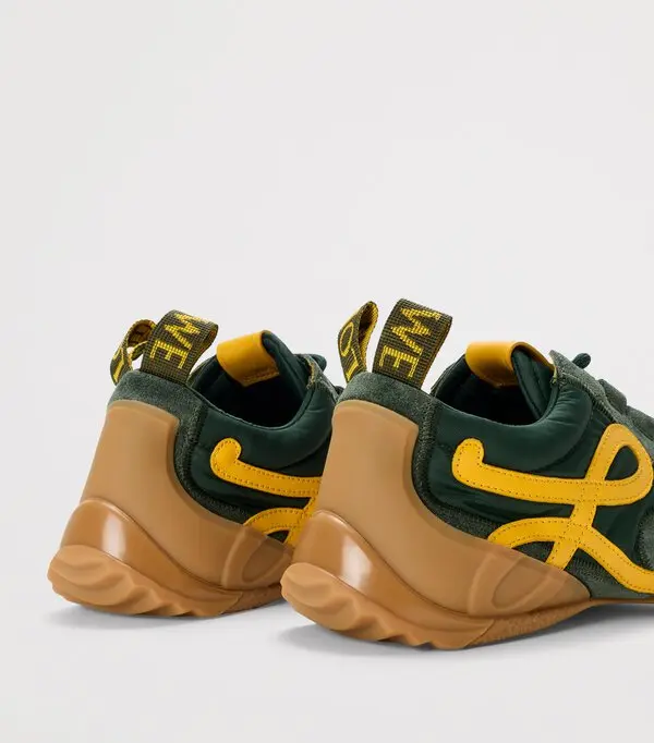 Loewe Suede-nylon Grip Sneakers