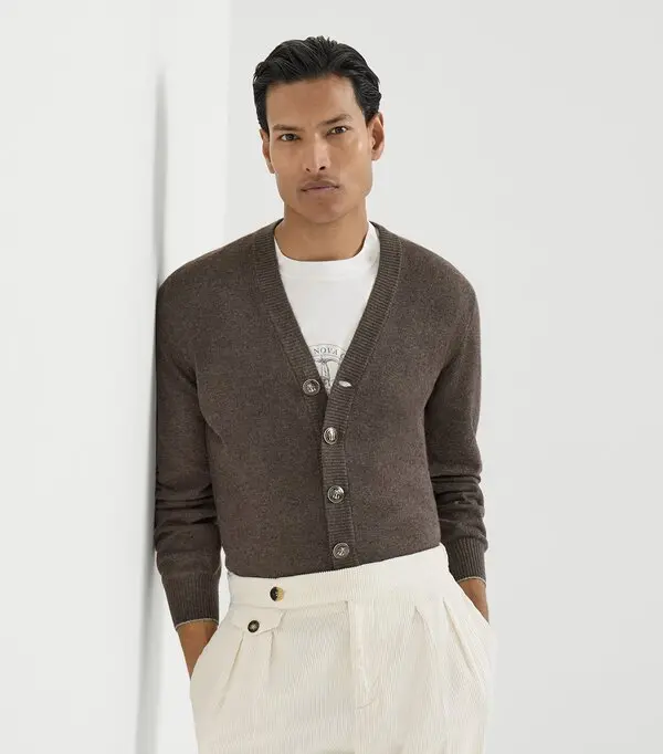 Brunello Cucinelli Cashmere V-neck Cardigan