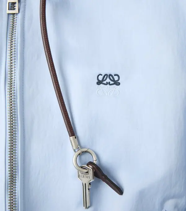 Loewe Anagram Hooded Bomber Jacket