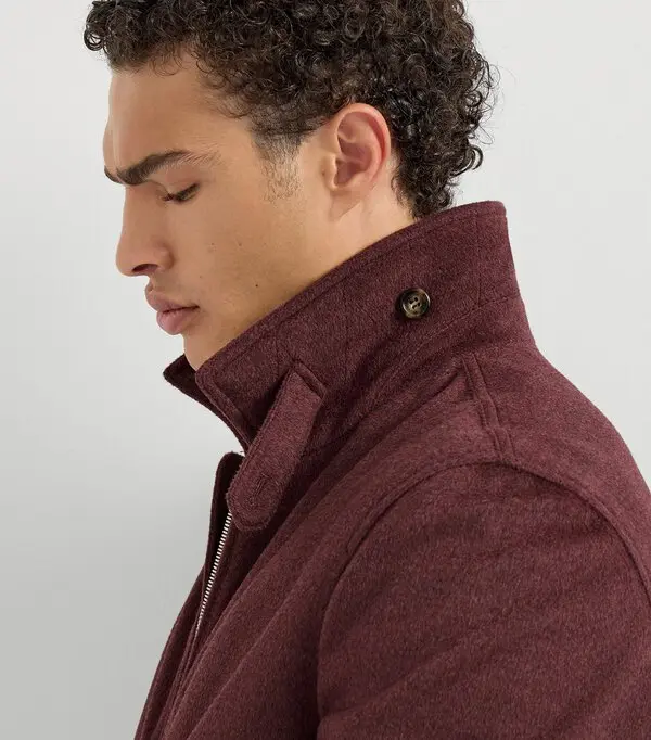 Brunello Cucinelli Virgin Wool Bomber Jacket