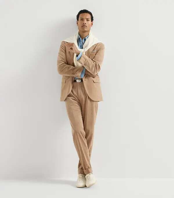 Brunello Cucinelli Cotton-cashmere-blend Corduroy