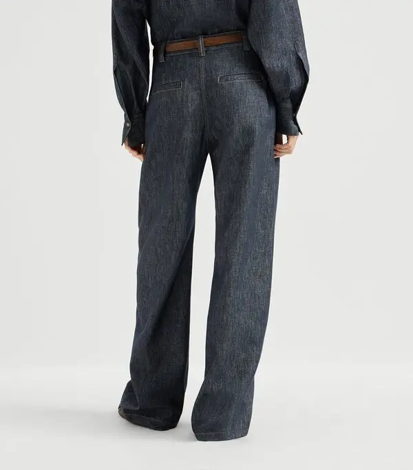 Brunello Cucinelli Sparkling Denim Trousers