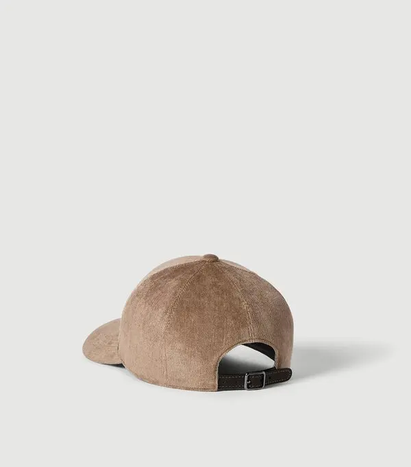 Brunello Cucinelli Corduroy Monili-embellished Baseball Cap