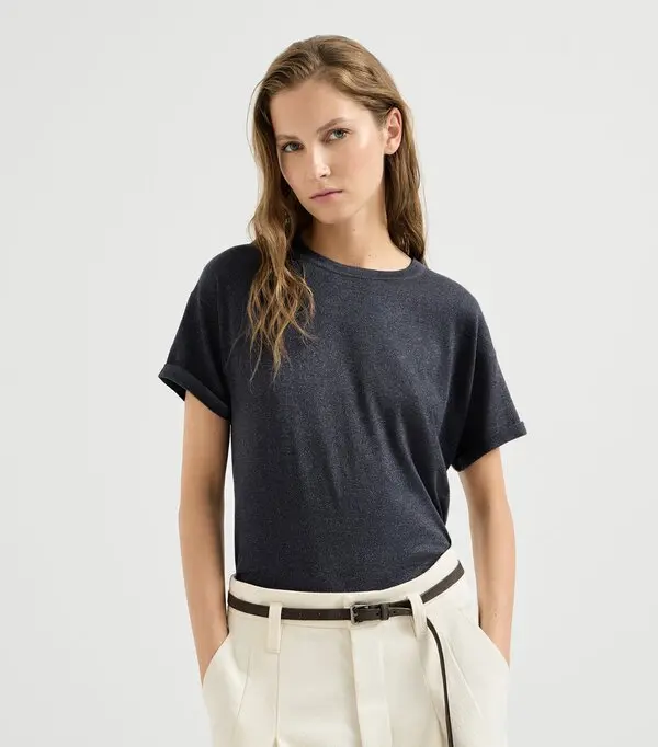 Brunello Cucinelli Cashmere-silk Blend T-shirt