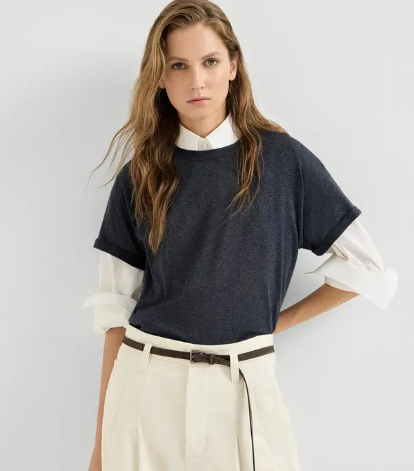 Brunello Cucinelli Cashmere-silk Blend T-shirt