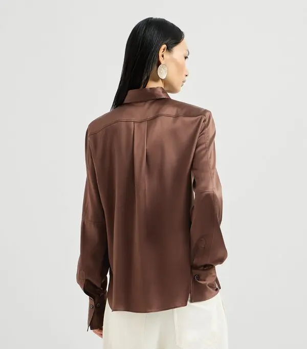Brunello Cucinelli Stretch-silk Shirt