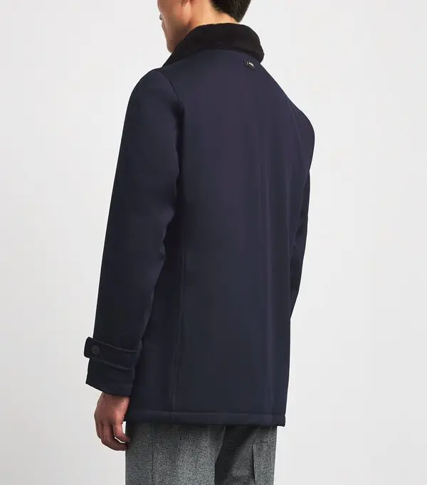 Herno Virgin Wool Padded Overcoat