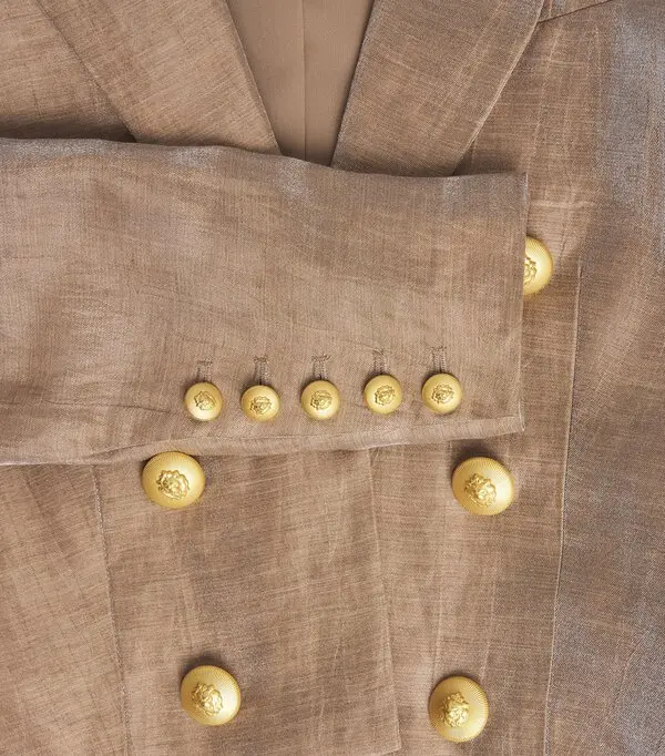 L'Agence Linen-blend Inez Blazer