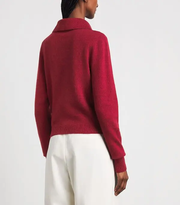 Safiyaa Wool-cashmere Polo Sweater