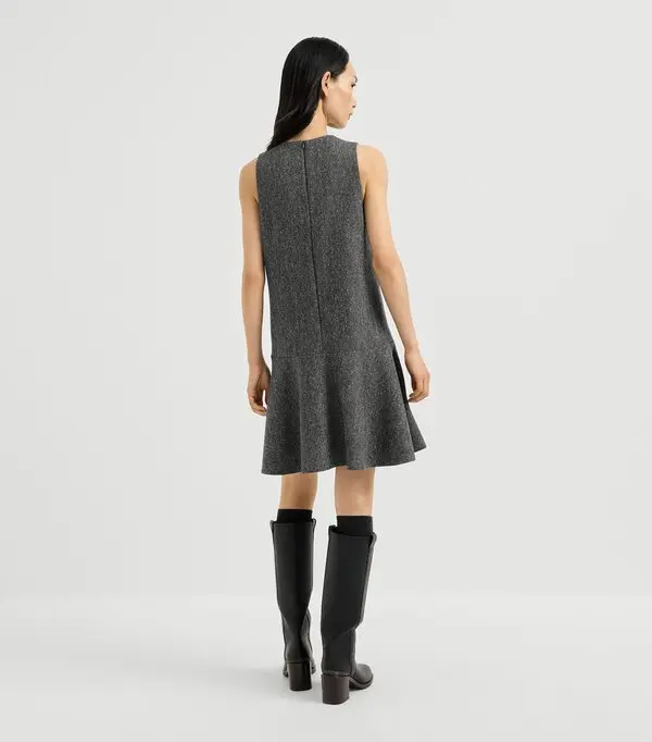 Brunello Cucinelli Virgin Wool Mini Dress