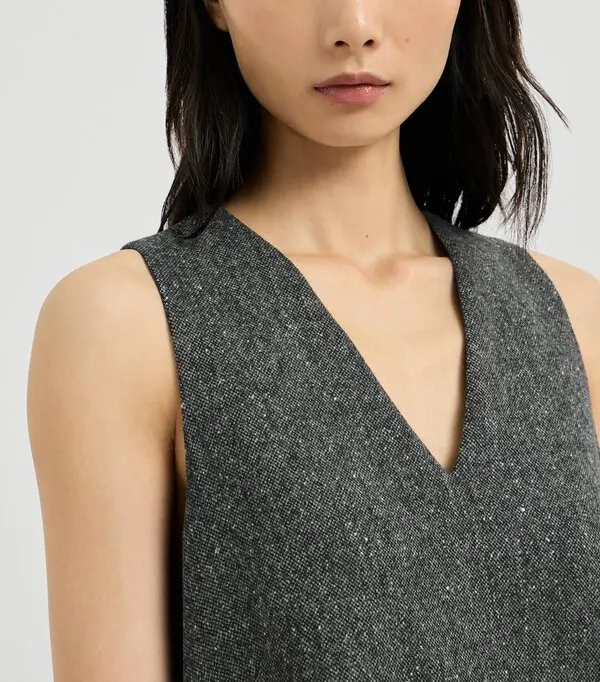 Brunello Cucinelli Virgin Wool Mini Dress