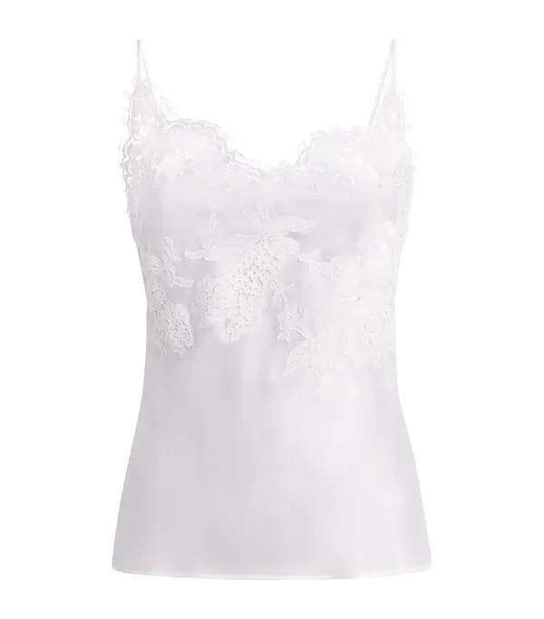 MARJOLAINE Silk Floral Tess Camisole