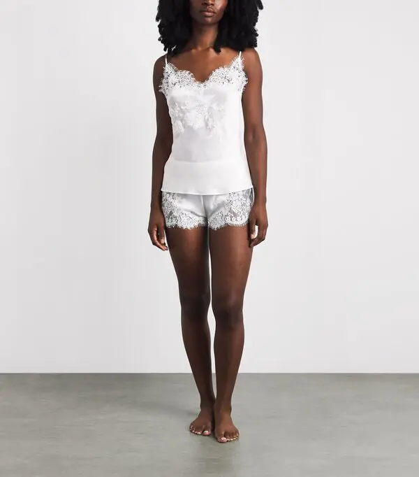 MARJOLAINE Silk Floral Tess Camisole