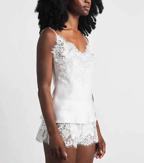 MARJOLAINE Silk Floral Tess Camisole