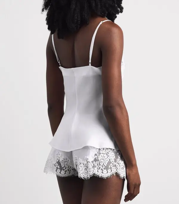 MARJOLAINE Silk Floral Tess Camisole