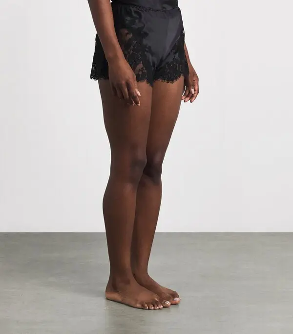 MARJOLAINE Silk Floral Tess Shorts