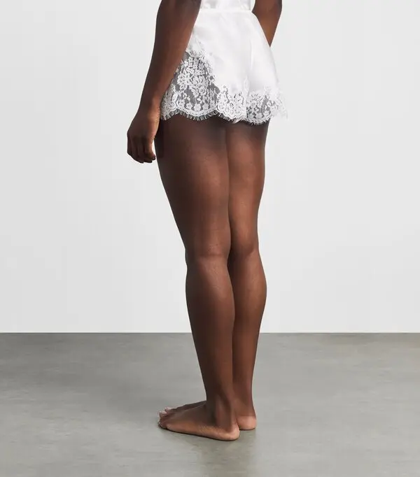 MARJOLAINE Silk Floral Tess Shorts
