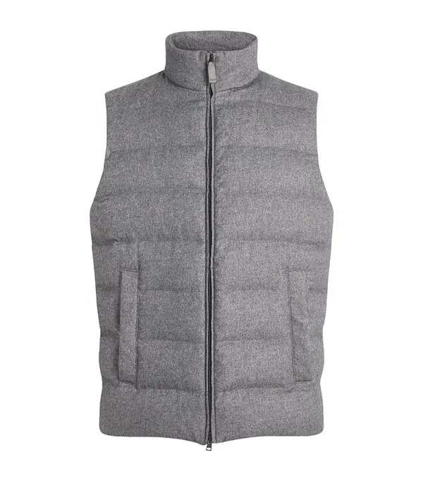 Herno Silk-cashmere Down Quilted Gilet